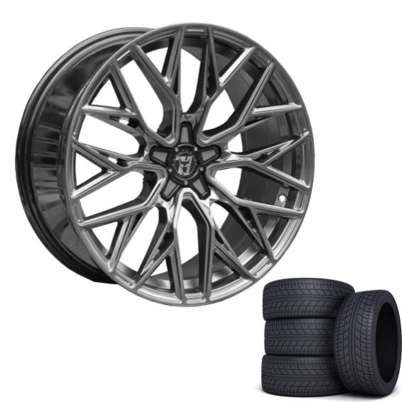 Wolfrace 71 Wolfsburg GTR Custom 20" Wheels & Tyres . Racing Carbon ...