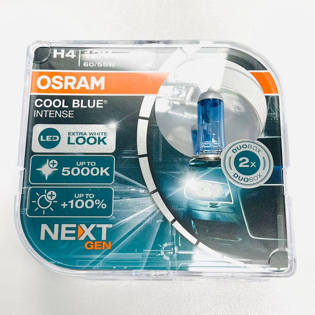 Osram cool blue intense 5000k bulbs Next Gen H4 – Travelin-Lite