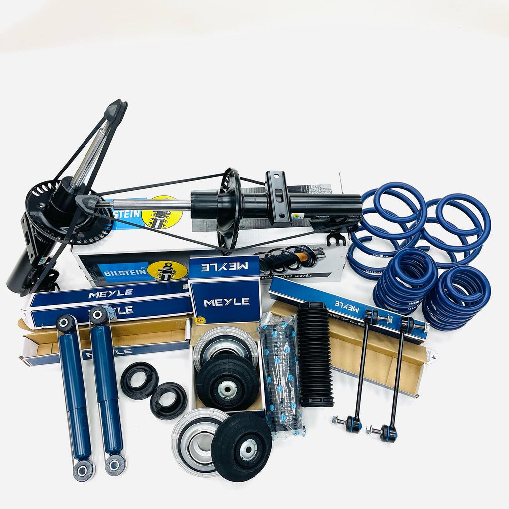 VW T5 T5.1 T6 H&R 50mm Lowering Springs & Meyle / Bilstein Suspension ...